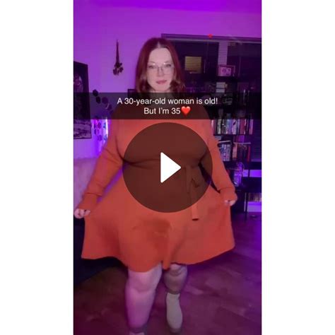 Amber Sparkls Stylish Orange Dress Look Fashion And Confidence Video