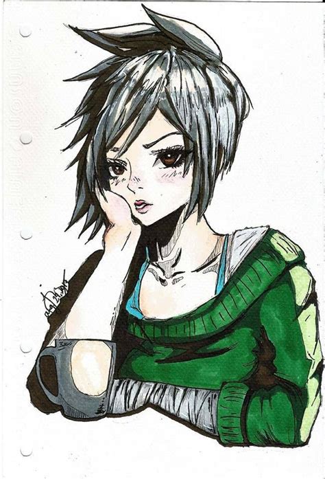 Riven From League Of Legends Original Artwork League Of Legends Artwork