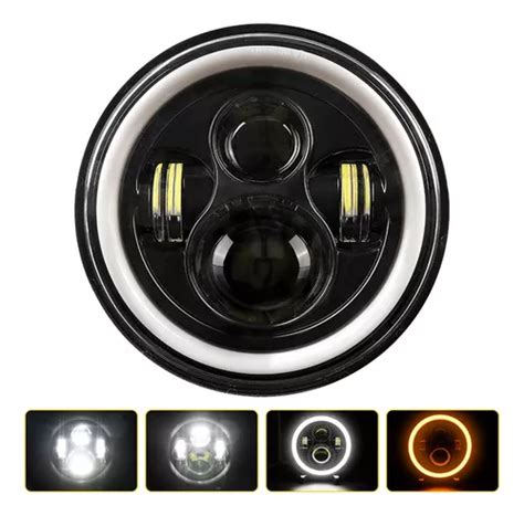 Redondos Faros Led Ngel Jeep Vocho Ojo Wrangler Cuotas Sin Inter S