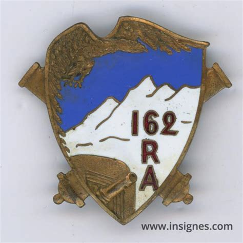162 eme Régiment d Artillerie 1939 Les Alpes Insigne Augis Lyon