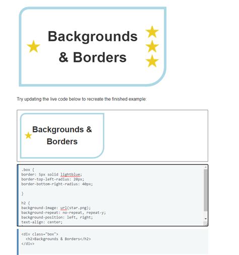 Backgrounds And Borders Assessment Help Wanted Mdn Mozilla Discourse