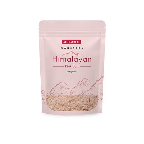 Himalayan Pink Salt Powder Grain 5 Lbs Himalayan Pink Salt