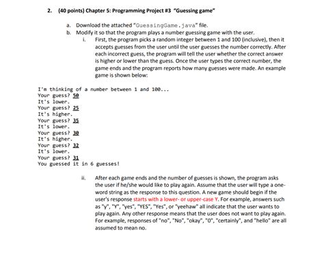 Solved 2 40 Points Chapter 5 Programming Project 3