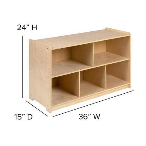 Flash Furniture Bexley Wooden School Classroom Storage Cabinetcubby