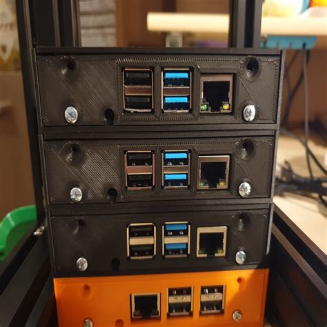 6 Rack Rpi 4 Backplate By Przemek Grondek Download Free Stl Model