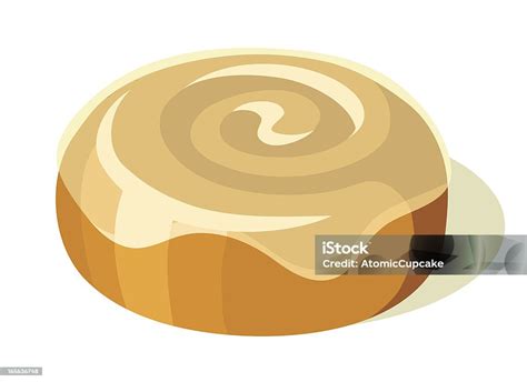 시나몬 구르다 계피 롤빵에 대한 스톡 벡터 아트 및 기타 이미지 계피 롤빵 벡터 아침 식사 Istock