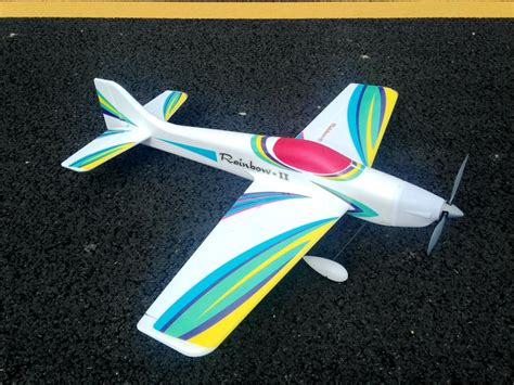 New Thunder Rainbow 890mm Wingspan Epo F3a 3d Aerobatic Rc Airplane