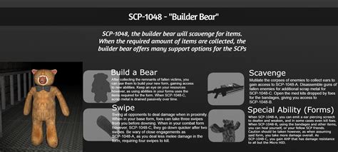 Scp 1048 Info Sheet R Scpsecretlab