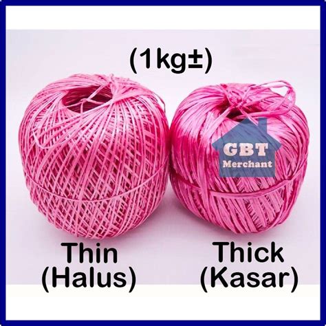Raffia String 700gram~800gram± Halus And Kasar Plastic String