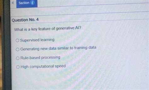 Section I Question No What Is A Key Feature Studyx
