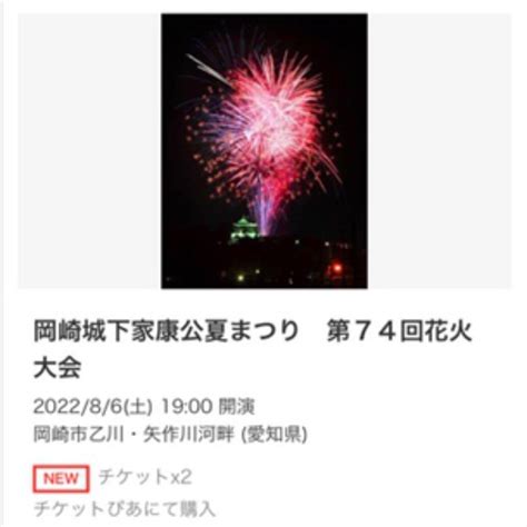 45％割引ホワイト系非売品 岡崎城下家康公夏祭り 第74回花火大会 乙川河川緑地イス席 その他 イベントホワイト系 Otaonarena