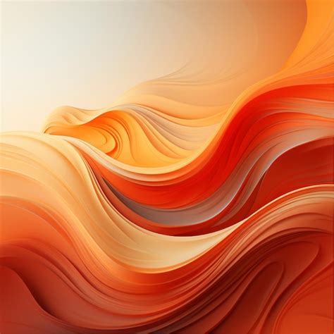 Premium Ai Image Orange Backround
