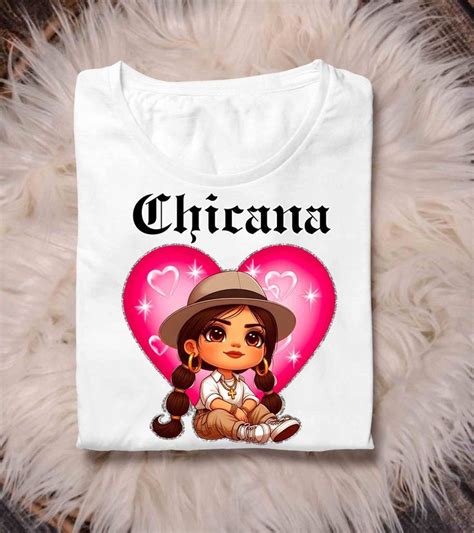 Old School Chicana Chola Pink Back Drop PNG File Digital Etsy In Printable Htv Chicana