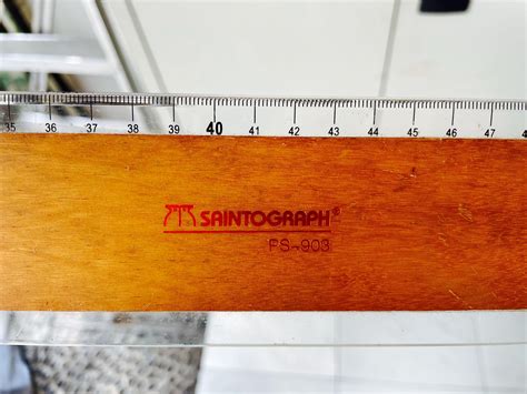 Wooden T Square Architecture Drafting Hobbies And Toys Stationery