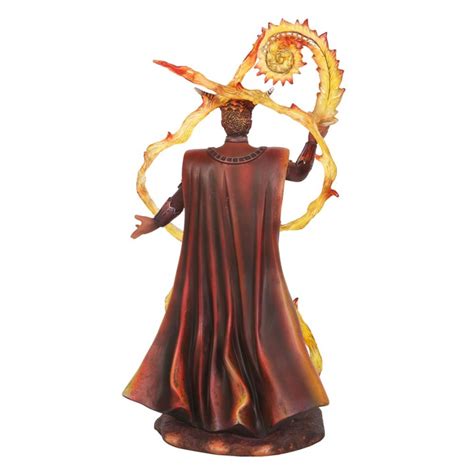 Fire Elemental Wizard Figurine By Anne Stokes The Lake House Kent