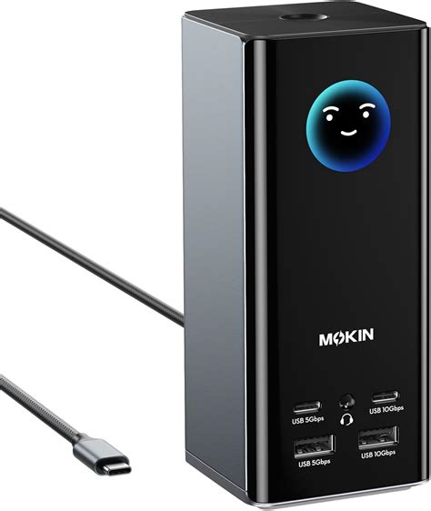 Mokin Usb C Docking Station 3 Monitors 17 In 1 Triple Display Docking