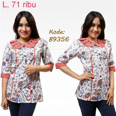 Contoh Model Baju Batik Kerja Model Baju Batik