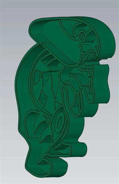 Amazing Pokemon Dracovish Cookie Cutter Stamp Cake Decorating 3d Model