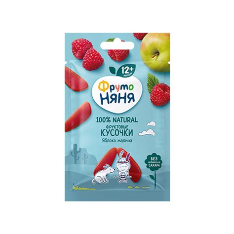 Купить Фруктовые кусочки ФрутоНяня яблоко малина 15г по выгодной