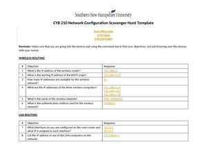 CYB 240 5 2 Lab CYB 240 CYB 240 Module Five Lab Worksheet Lab