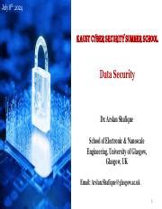 Understanding Data Security: Key Concepts and Cryptography | Course Hero