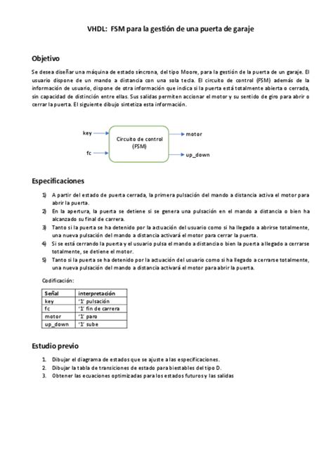 P Vhdl Practica Fonaments De Computadors Pdf