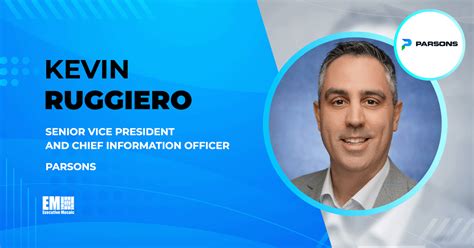 Parsons Names Kevin Ruggiero As Senior Vice President And Chief