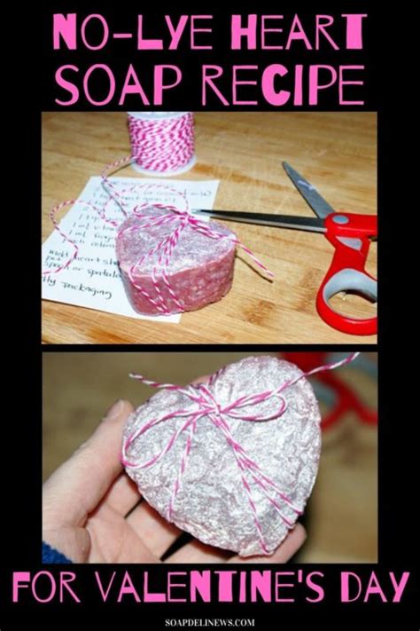 Valentines Day T Idea For Homemade Heart Shaped Soap