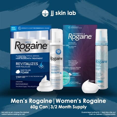 Mens Rogaine Womens Rogaine 5 Minoxidil Topical Aerosol Hair Regrowth