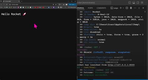 Rocket The Rust Web Framework Hello World Dev Community