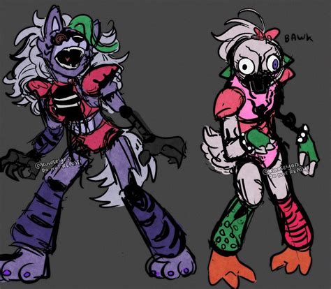 Roxy And Chica Broken In 2025 Fnaf Drawings Fnaf Characters Fnaf Funny