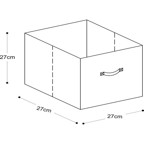 Black Storage Cube Wilko