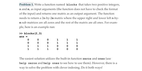Solved Problem Write A Function Named Blocks That Takes Chegg