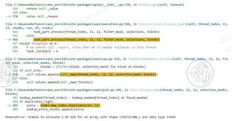Memory Error When Trying To Perform A Join · Issue 1729 · Vaexiovaex