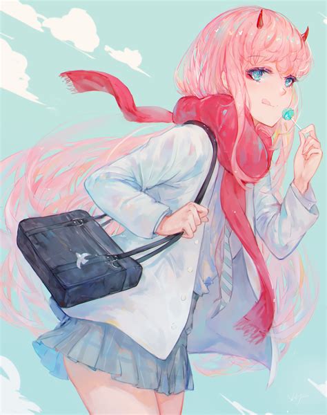 动漫高清壁纸图 Darling In The Franxx 哔哩哔哩
