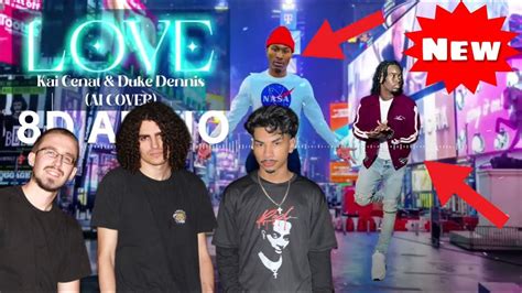 Kai Cenat And Duke Dennis Sing Love Ai Cover Reaction Youtube