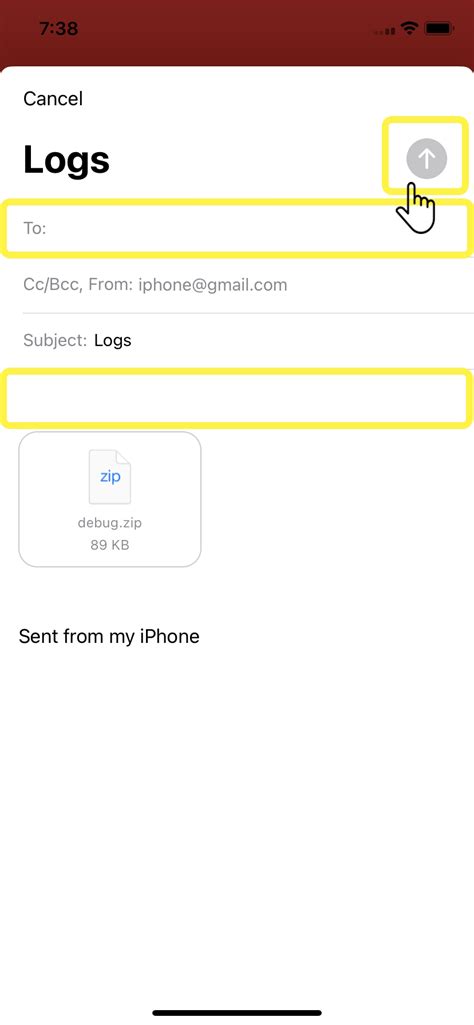 Share Logs On Ios Cardiomood