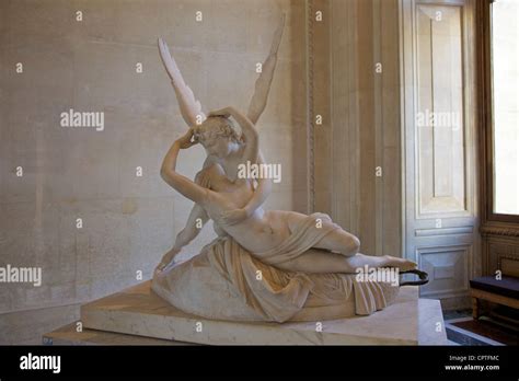Psyche Revived By Cupids Kiss Marble Sculpture By Antonio Canova