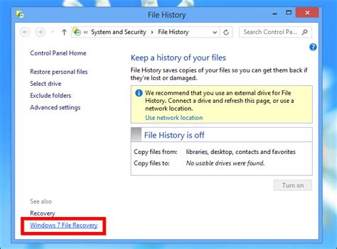How To Use Windows 7s Backup Tools In Windows 8