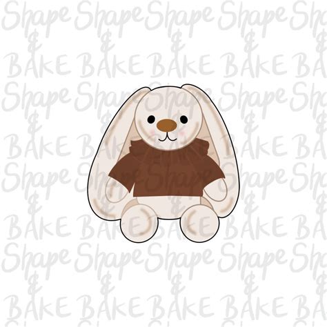 Floppy Ear Bunny Cookie Cutter Shape And Bake