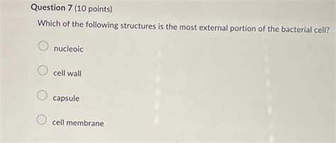 Solved Question Points Which Of The Following Chegg
