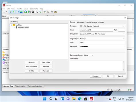 Centos Stream 9 Proftpd Over Ssltls Server World