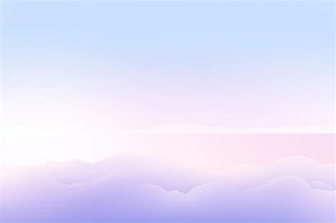 Soft Cloudy Is Gradient Pastel Premium Ai Generated Image