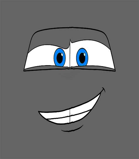 Disney Pixar Cars Lightning Mcqueen Big Face Digital Art By Iain Susann