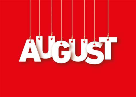 August Foods Days National Foods Holidays