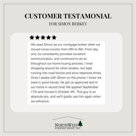 Here Is A Customer Testimonial Showing How We Put Our Best Effort Into Working With Every Client