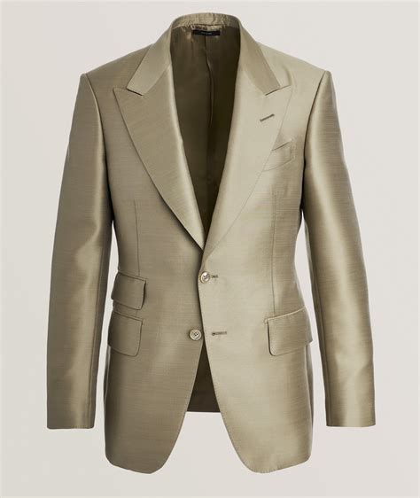 Tom Ford Shelton Wool Mohair Silk Twill Suit Suits Harry Rosen