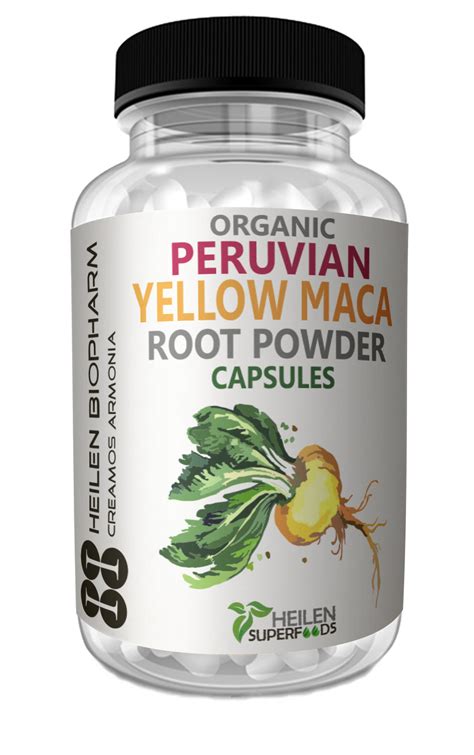 Premium Peruvian Raw Organic Maca Root Powder Heilen Biopharm