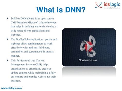 Choose Ids Logic For Dnn Development In India