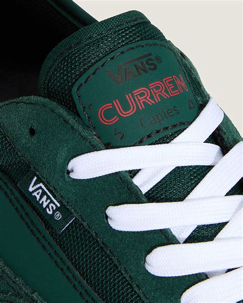 Skate Curren Caples Shoes In Green Vans Uk